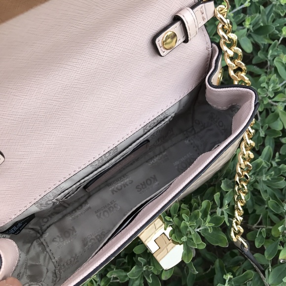 Michael Kors | Bags | Michael Kors Tina Mk Embossed Leather Crossbody ...